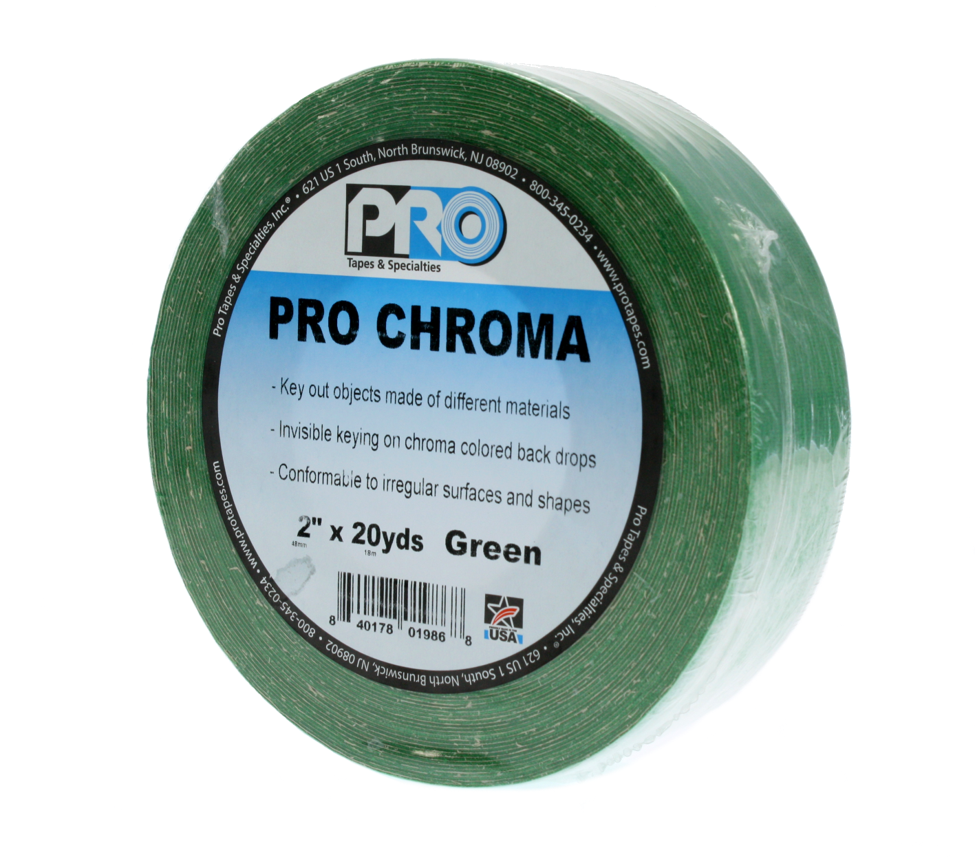 Pro Tapes Chroma Cloth Tape, 2" | Portsmouth Rentals